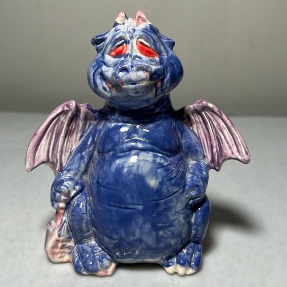 Accents | Vintage Ceramic Hand Painted Art Deco Dragon | Poshmark